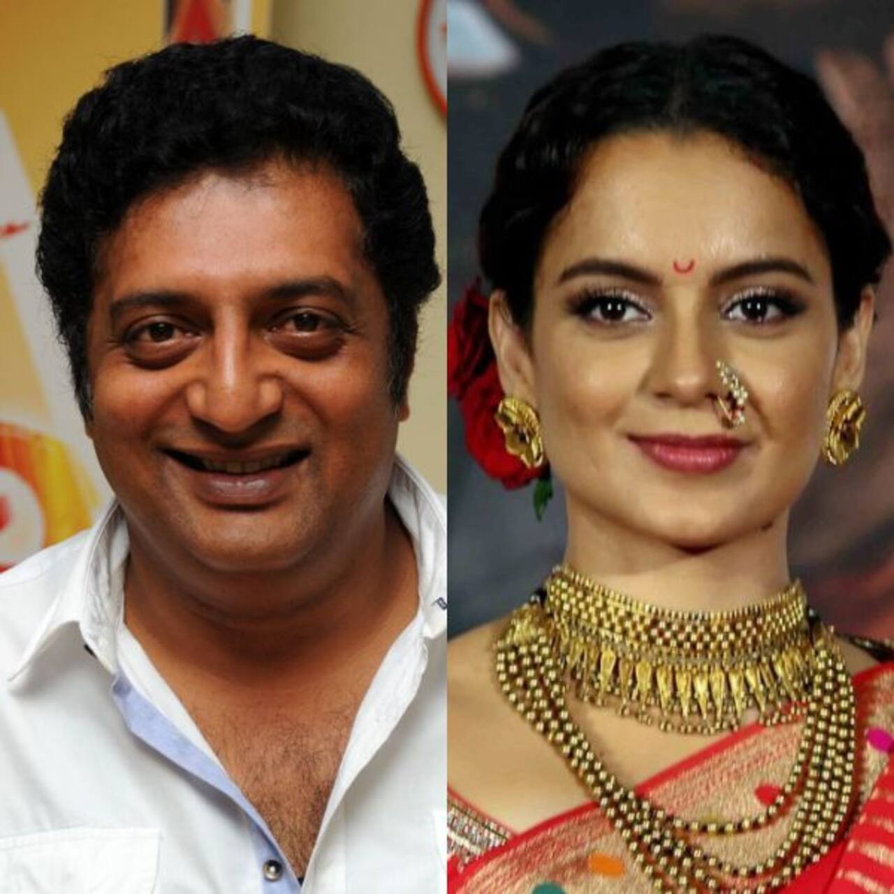 Prakash Raj takes a dig at Kangana Ranaut calling herself Rani Laxmi ...