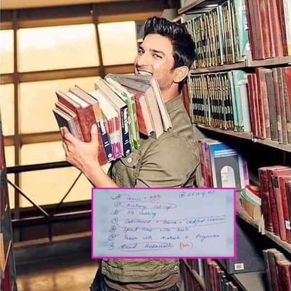Sushant Singh Rajput Hand-Written Note From 2018 goes Viral, Note ...