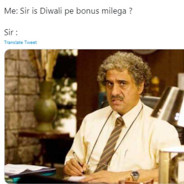 Monday Memes: Netizens add Bollywood tadka to Diwali bonus and sweets ...