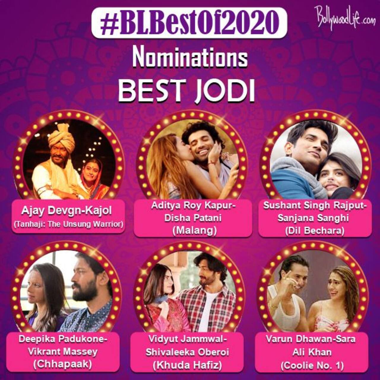 #BLBestof2020: From Ajay Devgn-Kajol to Varun Dhawan-Sara Ali Khan ...