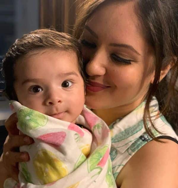 Puja Banerjee and Kunal Verma introduce their baby boy, Krishiv with ...