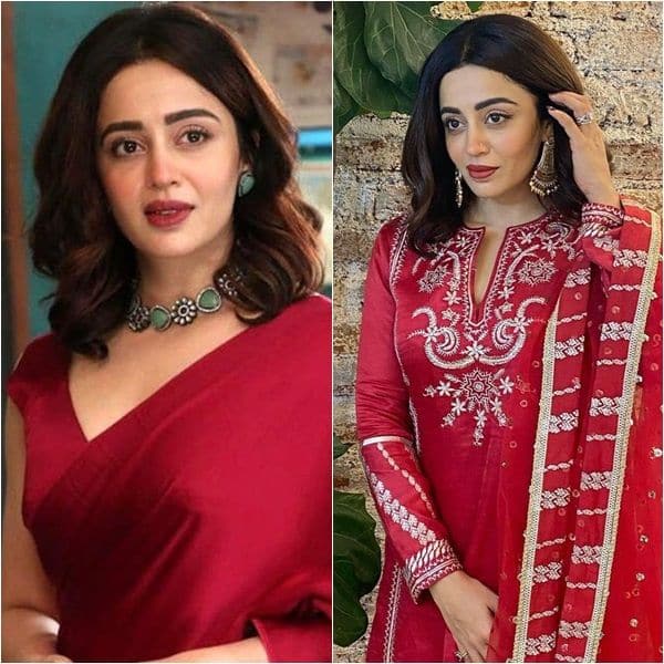 Nehha Pendse looks ravishing in red as Anita Bhabi in Bhabiji Ghar Par ...