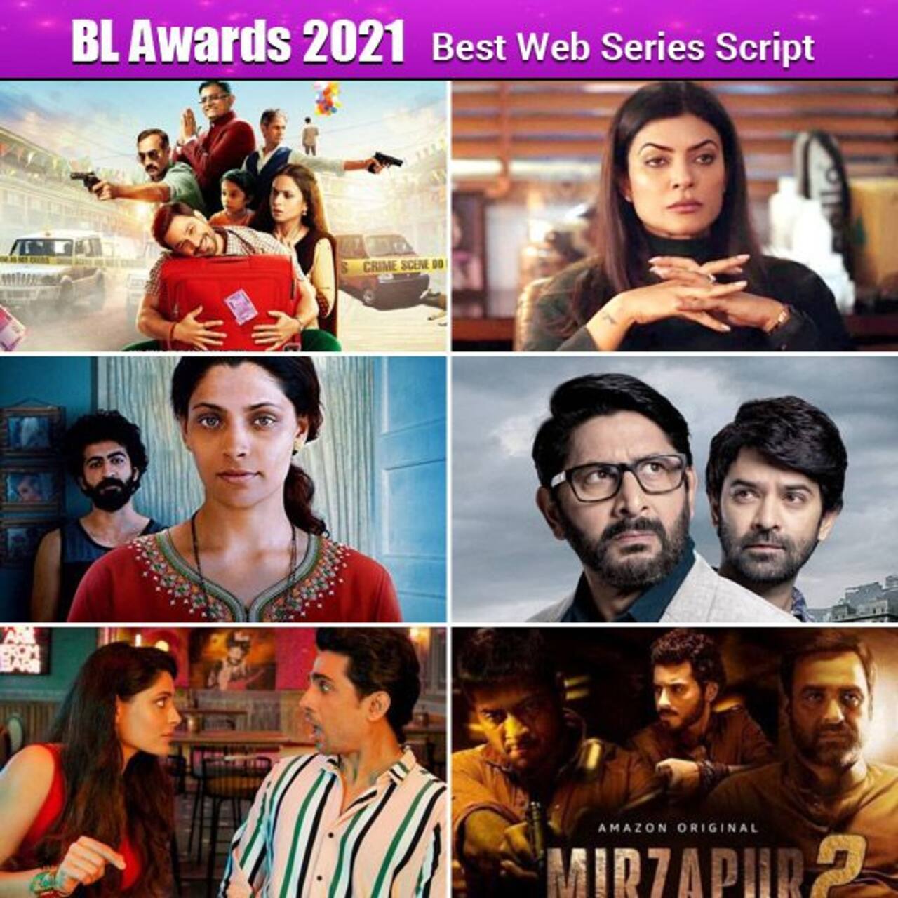 BollywoodLife.com Awards 2021 Best Web Series Script: From Aarya to ...