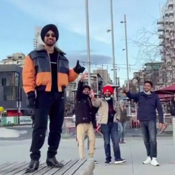 Diljit Dosanjh and Sonam Bajwa give a ‘cool’ spin to Pawri meme – watch ...