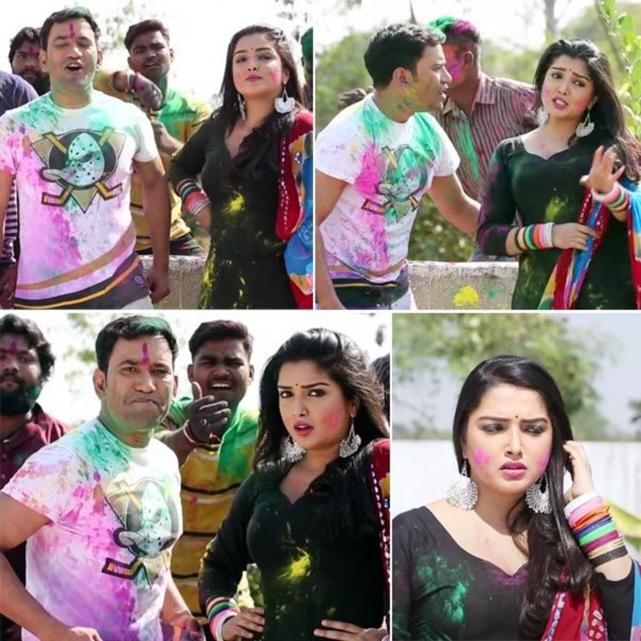 Holi Mein GST Jor Ke Song: Dinesh Lal Yadav और Aamrapali Dubey के होली स्पेशल सॉन्ग ने फैंस को ...
