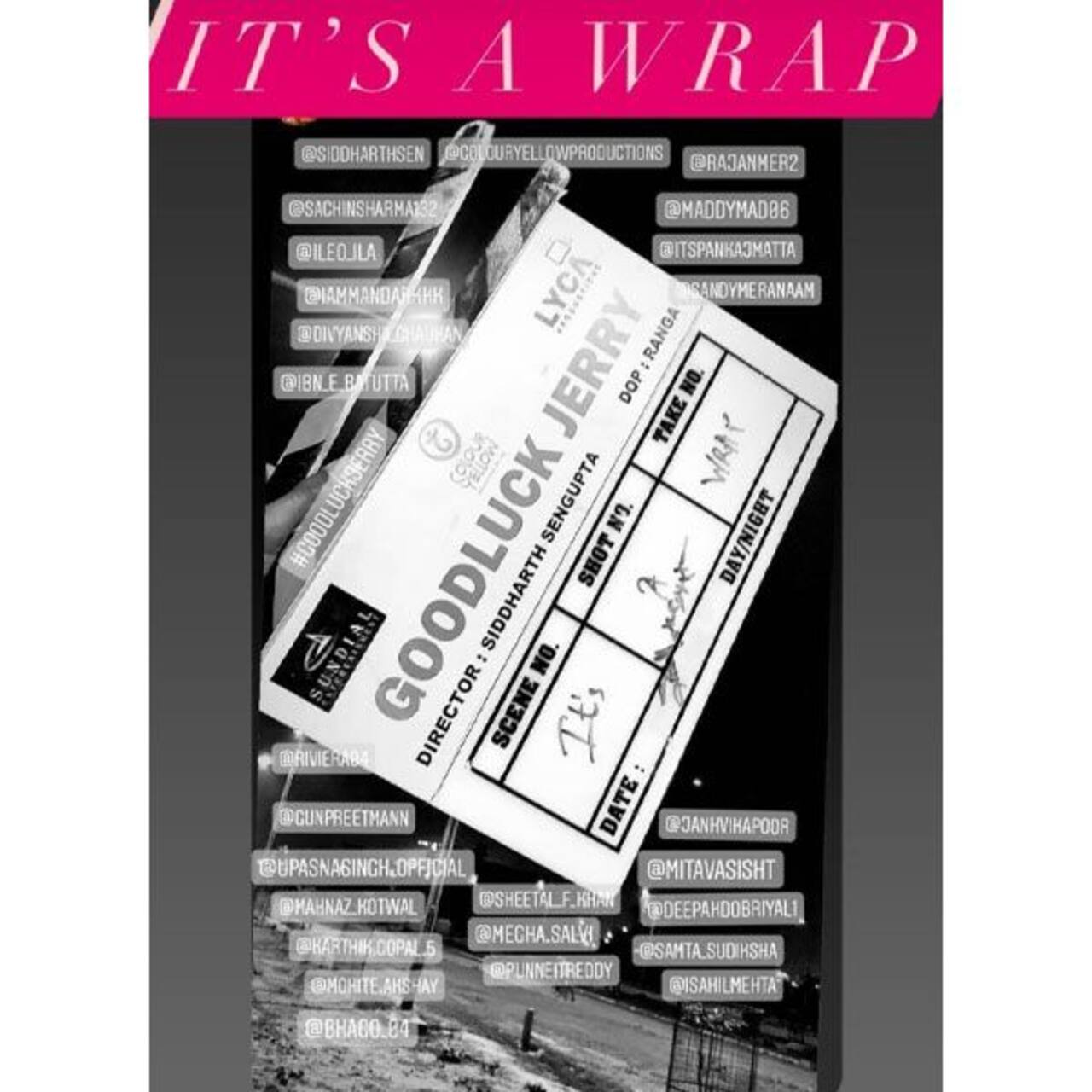 Janhvi Kapoor shares fond memories with Good Luck Jerry crew as she ...