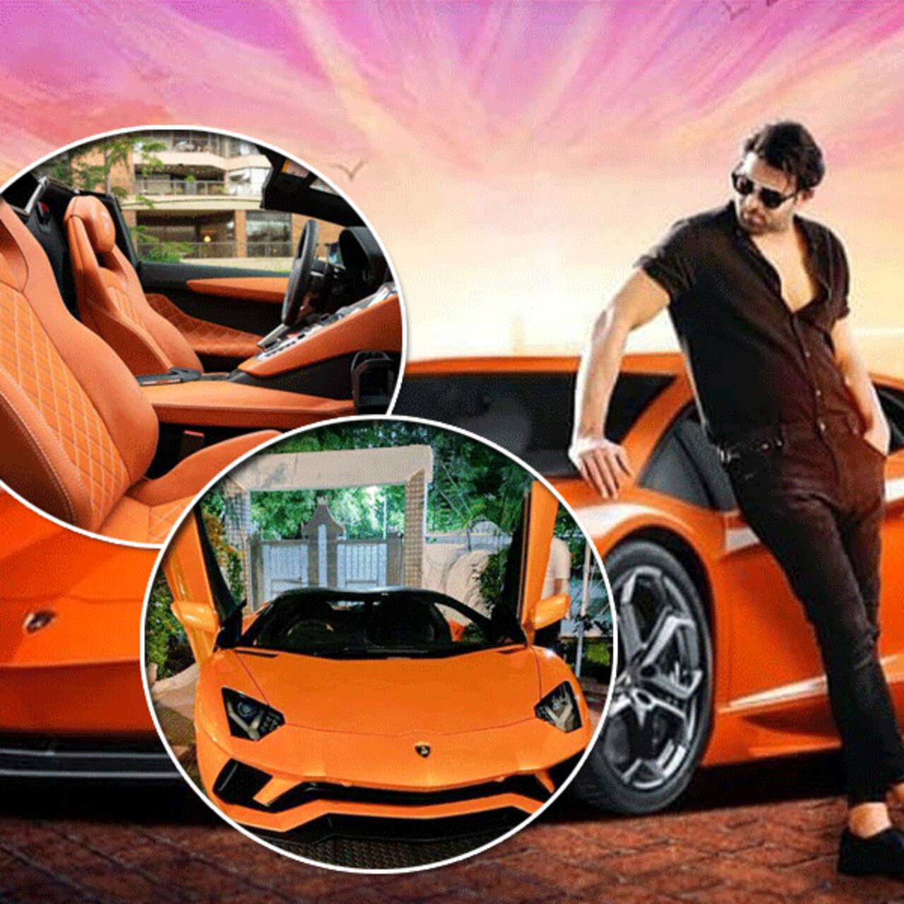 Prabhas Lamborghini Aventador S Roadster car alluring inside photos ...