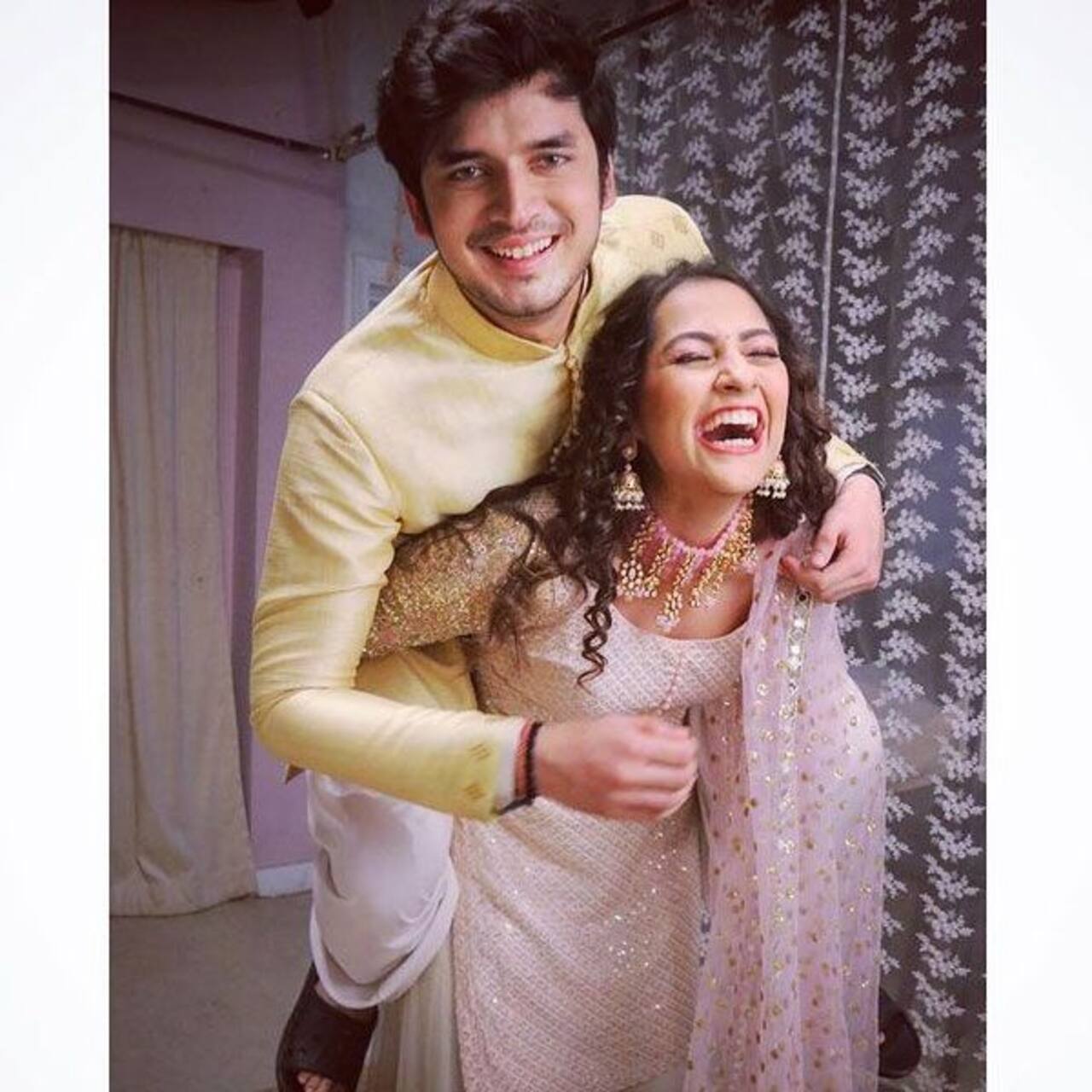 These fun pictures of Anupamaa co-stars Anagha Bhosale and Paras ...