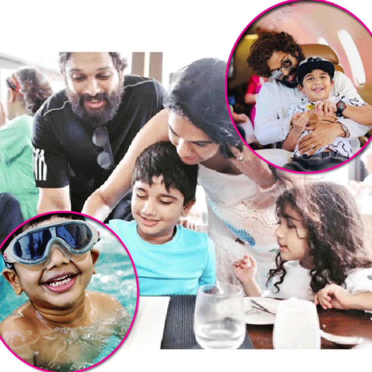 These pics of Allu Arjun with son Allu Ayaan are too cute for words