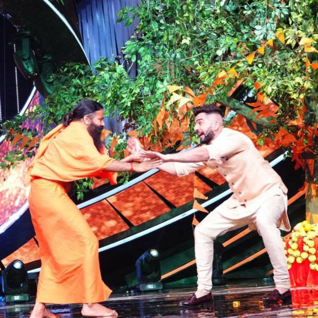 Indian Idol 12: Baba Ramdev brings all his quirks and acrobatic curves ...