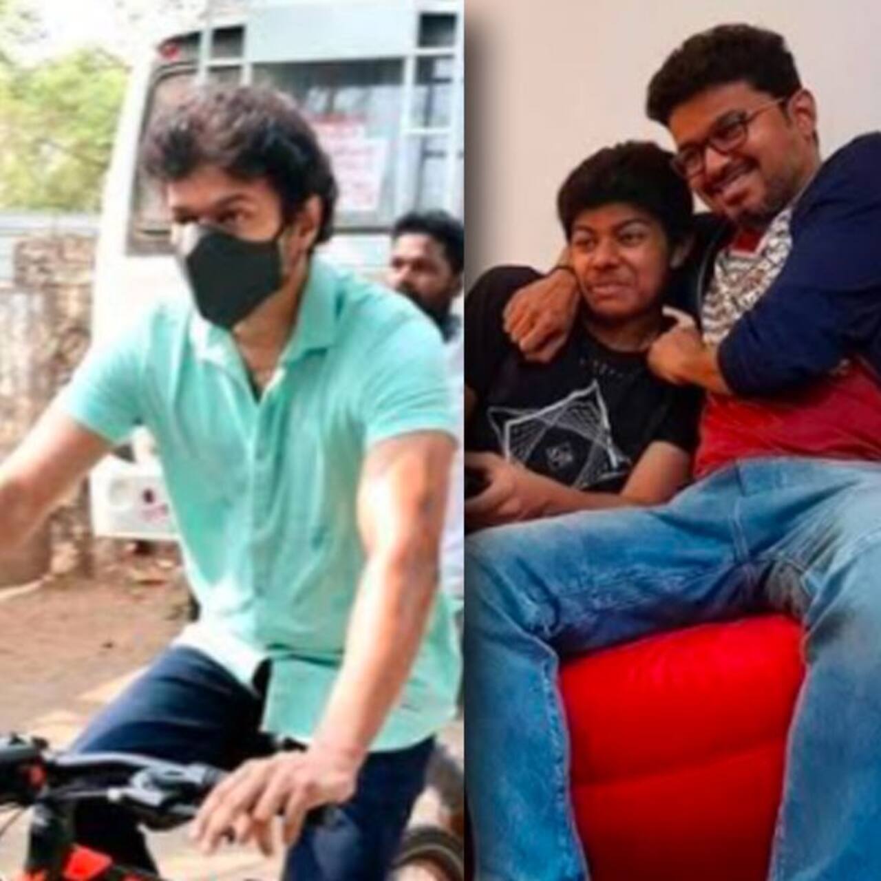 Thalapathy Vijay’s son Jason Sanjay looks like him: पापा विजय को साइकिल ...
