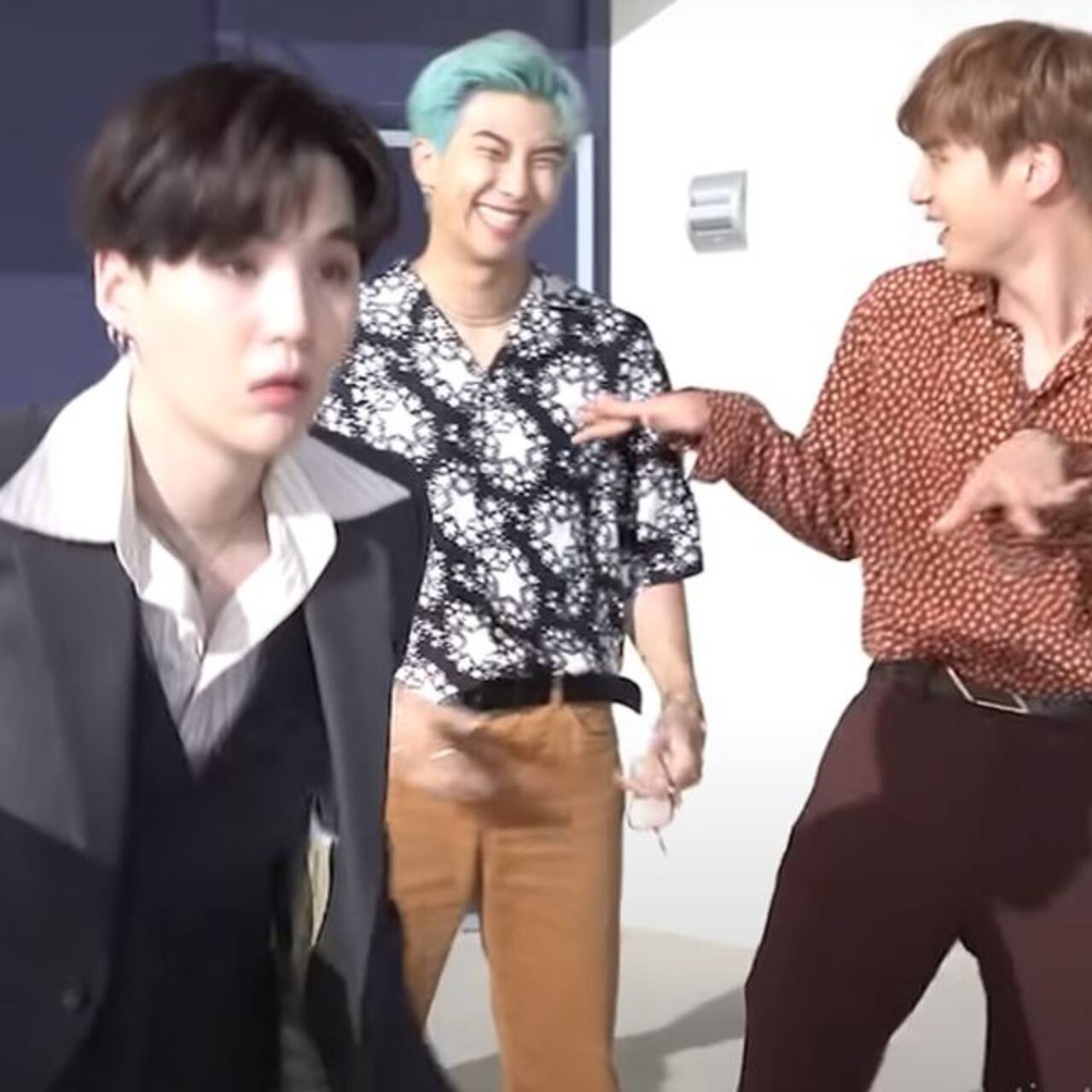 BTS members V, J-Hope, RM, Jin, Suga, Jimin and Jungkook show how they come up with different ...