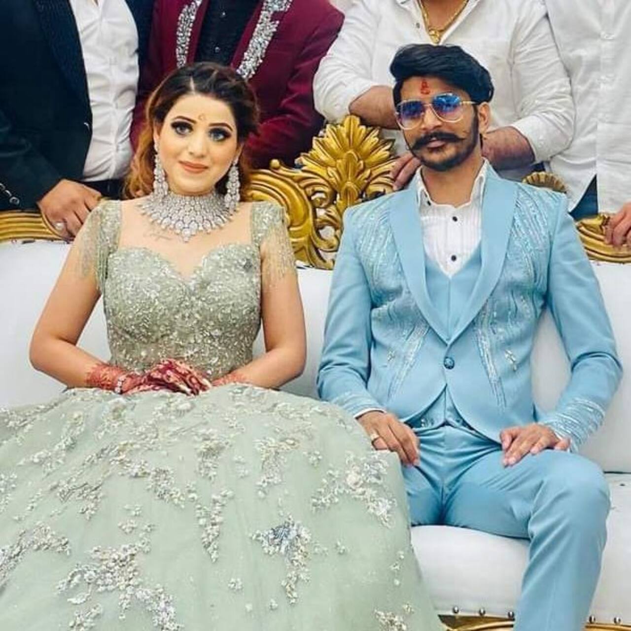 Gulzaar Chhaniwala engagement with challiya fame mahi gaur check out ...