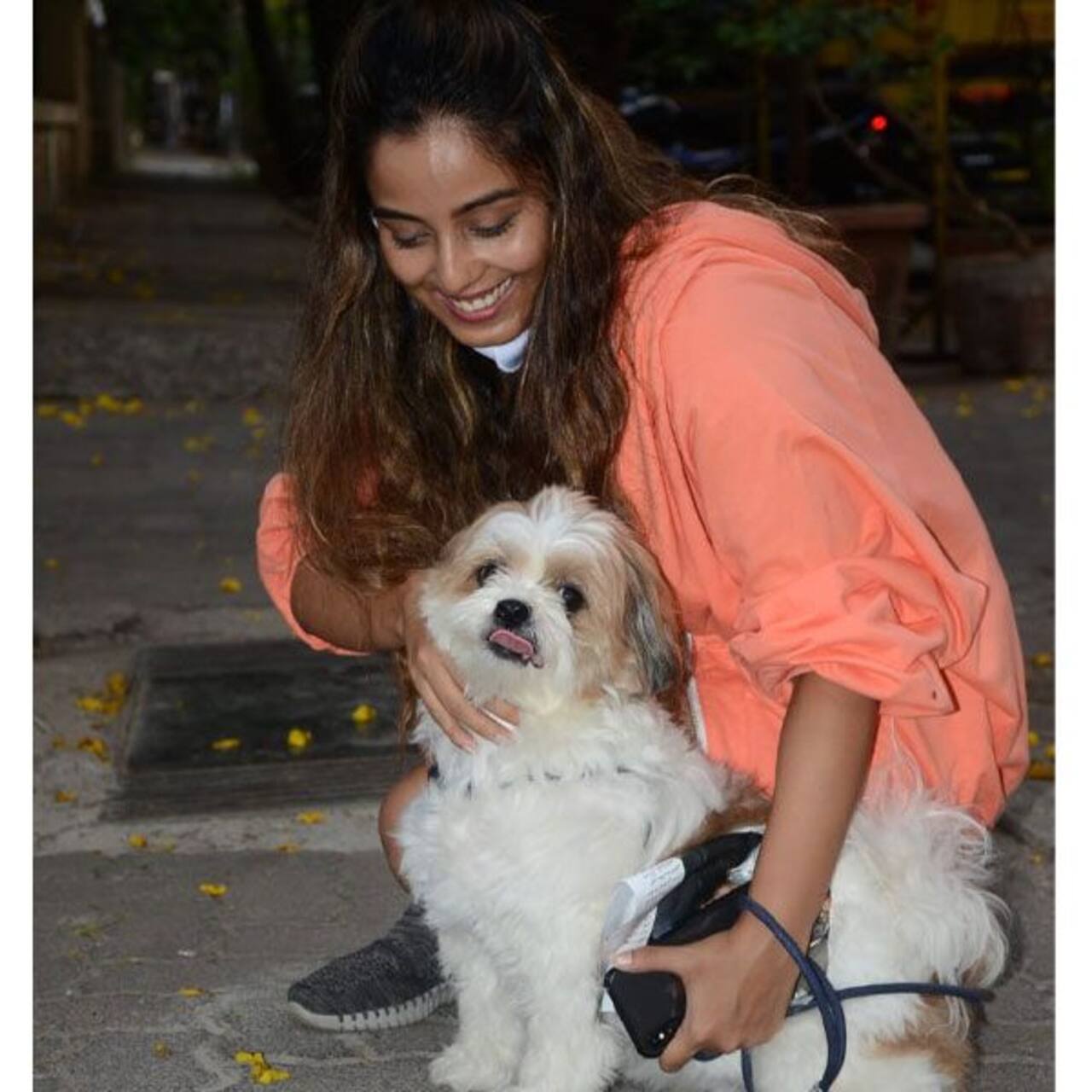 Srishty Rode and her pet Tiara pose for adorable pictures as they are ...