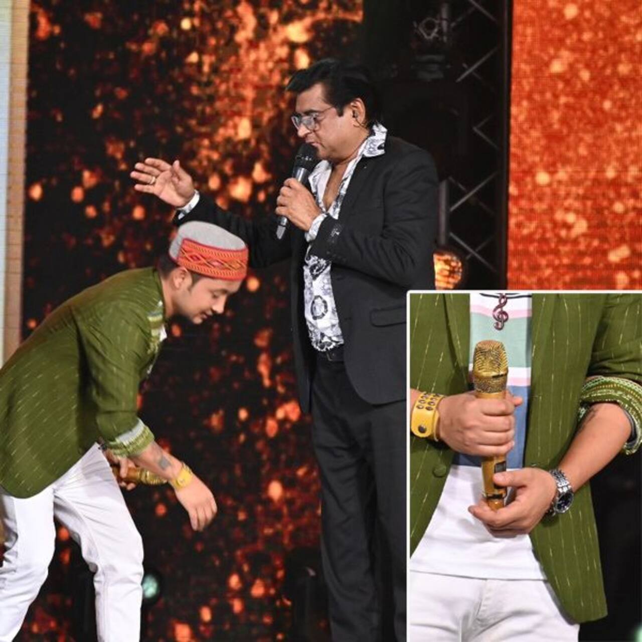 indian idol 12 pawandeep rajan receive gift from dholak player girish ...