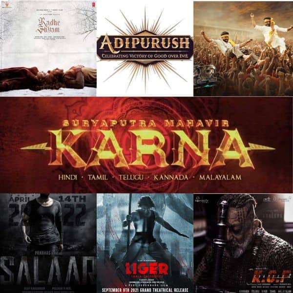 Radhe Shyam, RRR, KGF 2, Adipurush, Pushpa, Liger, Karna, Salaar ...