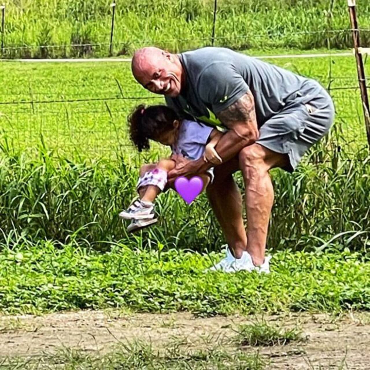 Baywatch actor Dwayne Johnson is the ideal father to his kids; here's ...
