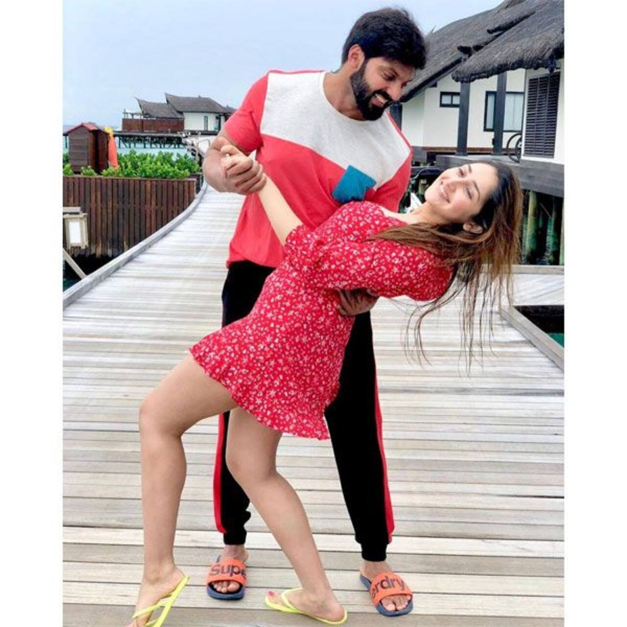 7 times new parents Sayyesha and Arya left us gushing with their PDA on ...