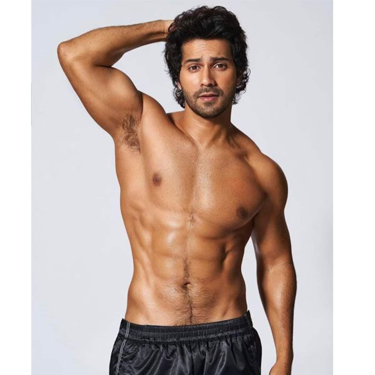 Varun Dhawan flaunting his rock-hard pecs and six-pack abs are the stuff that shirtless dreams ...