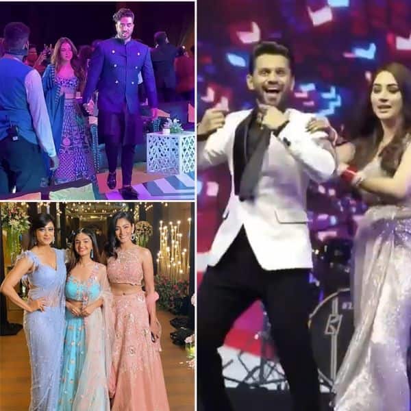 Rahul Vaidya-Disha Parmar wedding reception: Aly Goni-Jasmin Bhasin ...