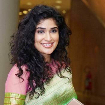 Anjala Zaveri In Saree