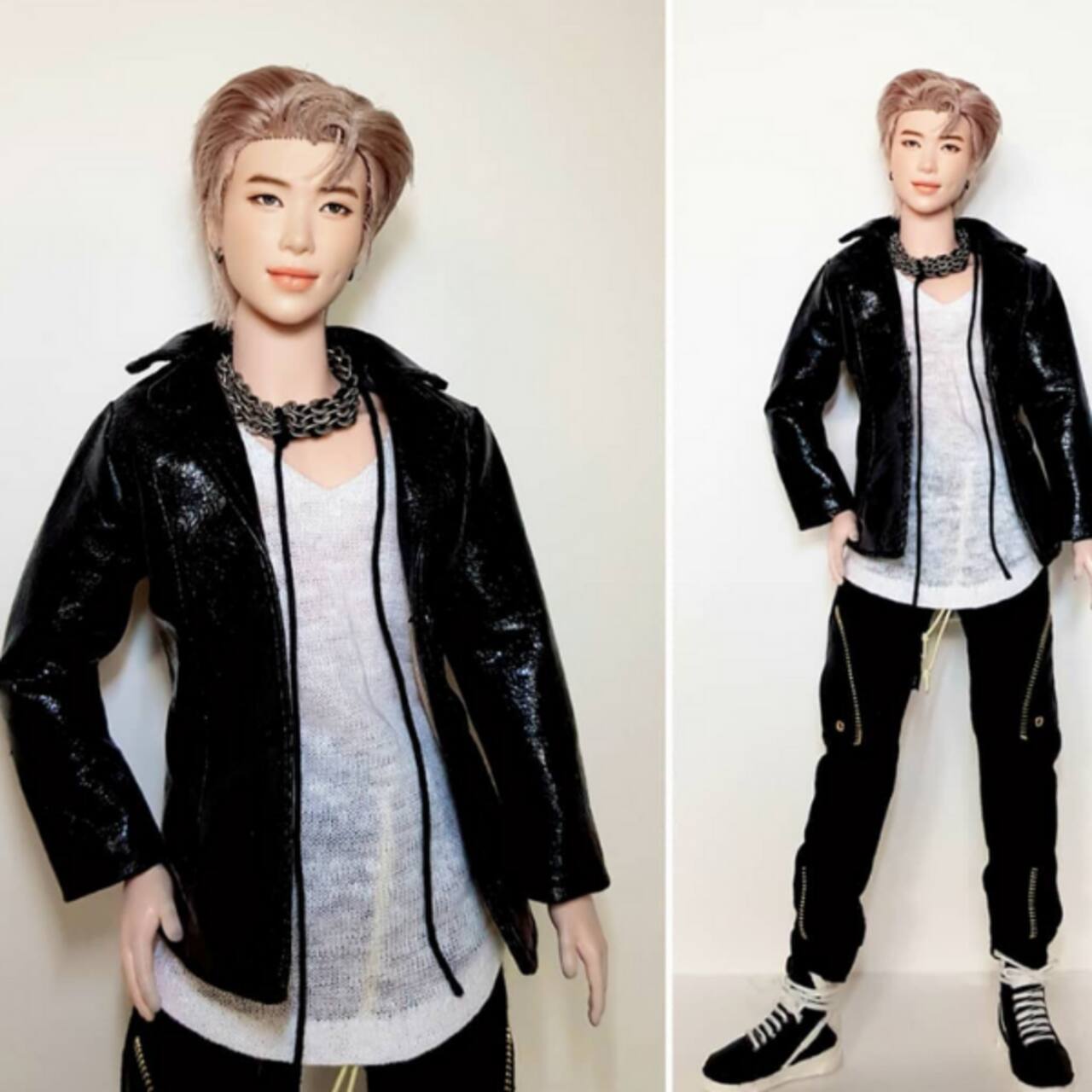 BTS' RM aka Kim Namjoon's Mattel Doll version has dimples that are as ...