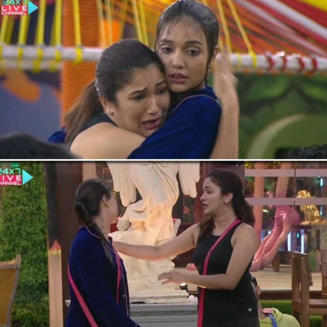 Bigg Boss OTT: Divya Agarwal को डिटॉल से नहलाने के बाद रोईं Ridhima ...