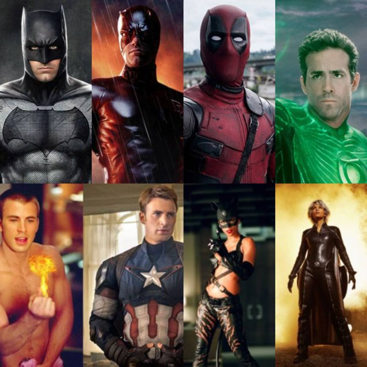 Ryan Reynolds, Chris Evans, Ben Affleck, Halle Berry and more Hollywood ...