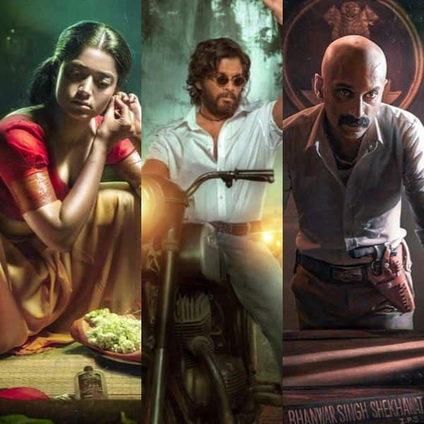 Pushpa: Allu Arjun as Pushpa Raj, Rashmika Mandanna as Srivalli, Fahadh ...