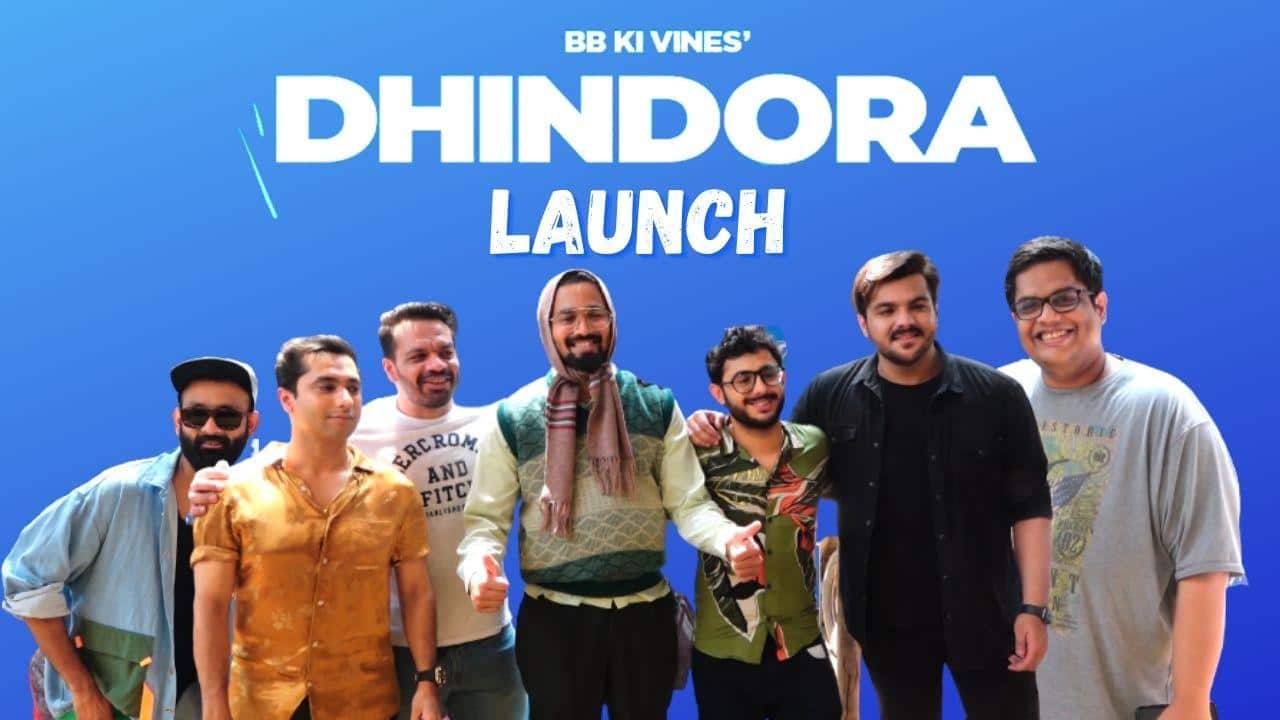 Dhindora Launch Event : Bhuvan Bam Is Back With His New Web Series ...