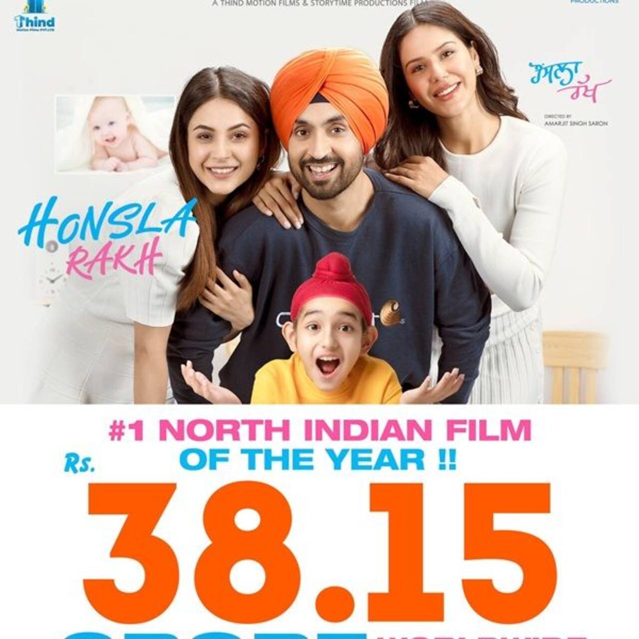 Honsla Rakh box office collection: Shehnaaz Gill-Diljit Dosanjh's film ...