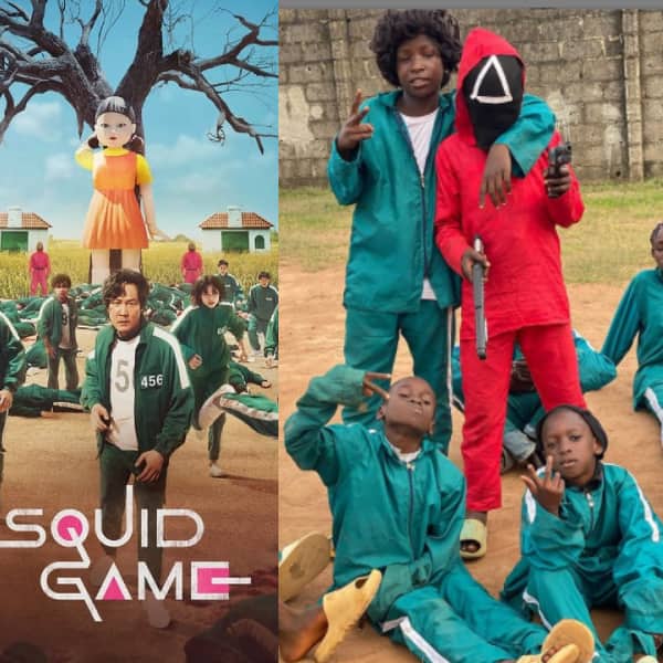 Squid Game: Kids in Nigeria recreate scenes from Netflix's show ...