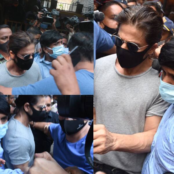 Media goes berserk as Shah Rukh Khan reaches jail to meet Aryan Khan ...
