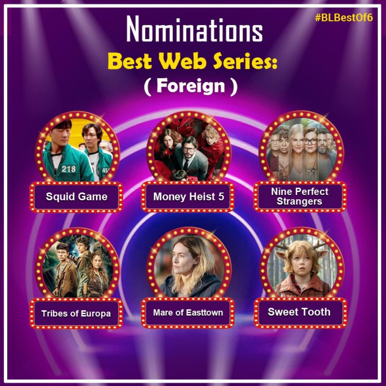 #BLBestOf6: Squid Game, Money Heist 5, Sweet Tooth – vote for the Best ...