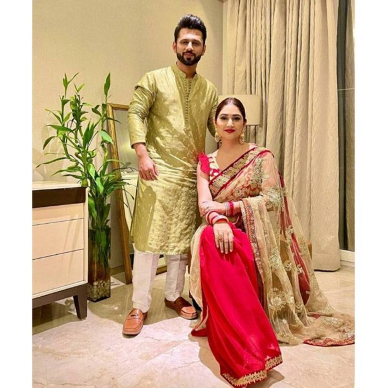 Rahul Vaidya and Disha Parmar's first Karwa Chauth is all about love ...