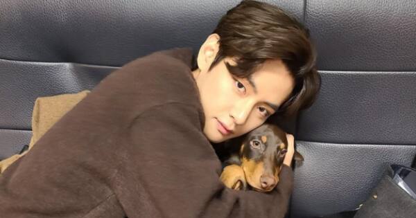 BTS member V surprises ARMY with a throwback with Jungkook's dog Bam ...