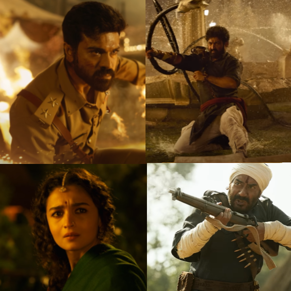 RRR glimpse out: Jr NTR, Ram Charan, Ajay Devgn and Alia Bhatt's ...