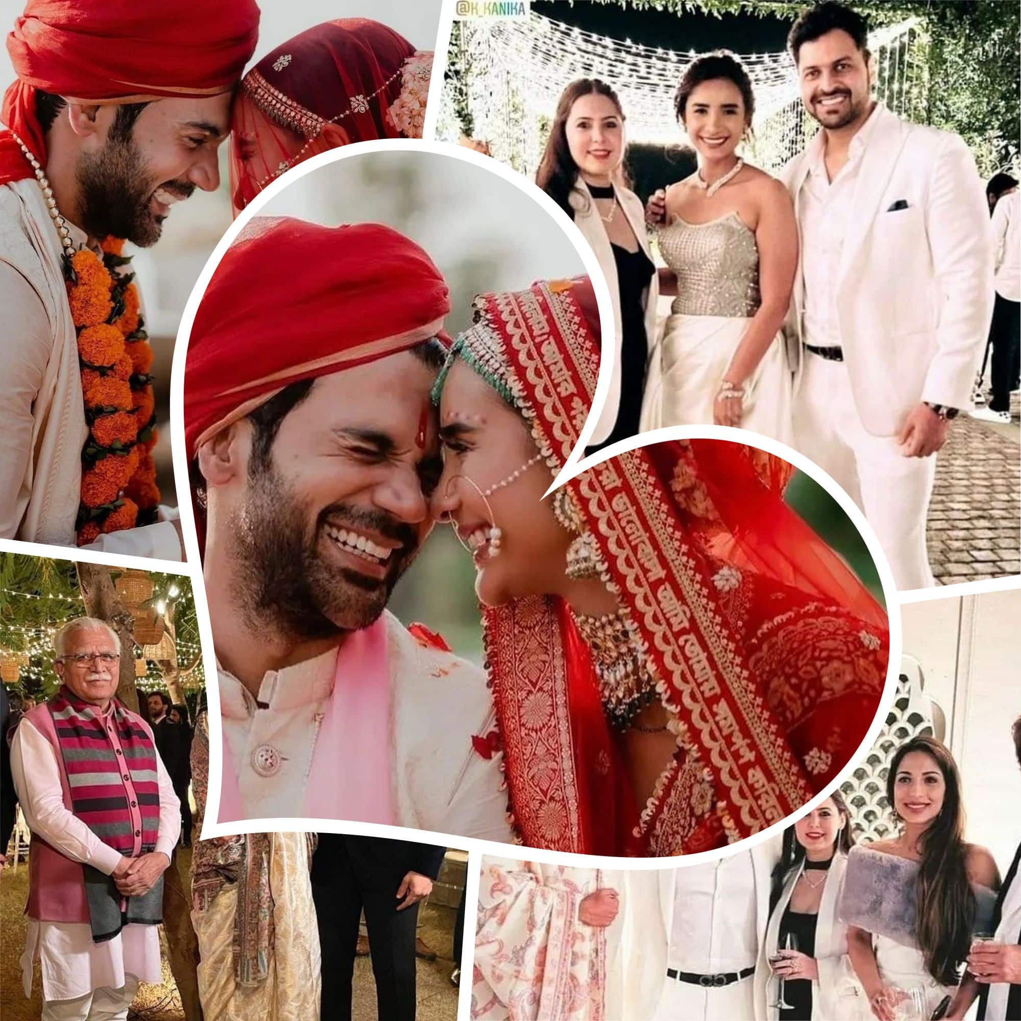 Rajkummar Rao-Patralekhaa Wedding Album: राजकुमार की दुल्हन बनकर खिल ...