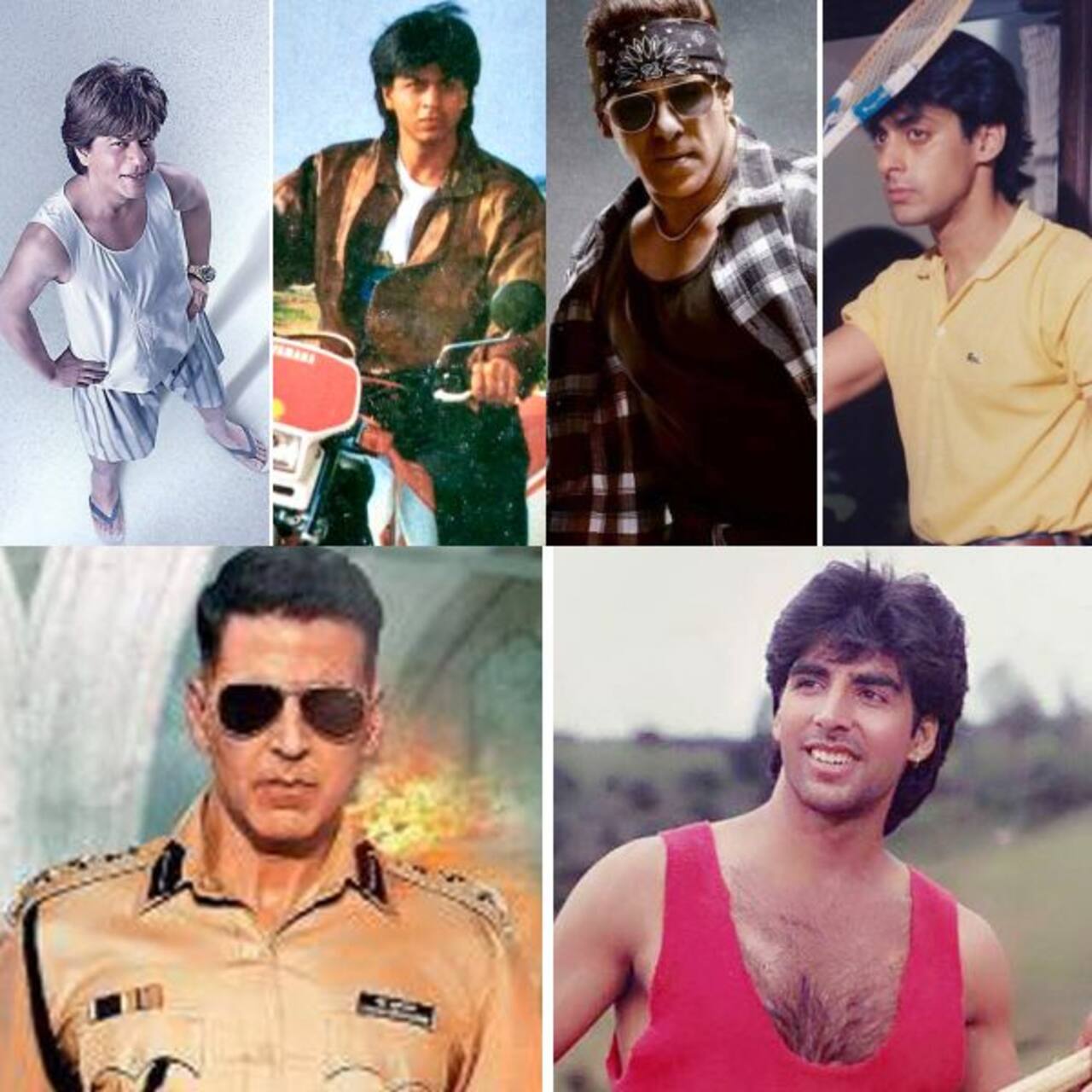 Then and now: Shah Rukh Khan, Salman Khan, Akshay Kumar and more – a ...