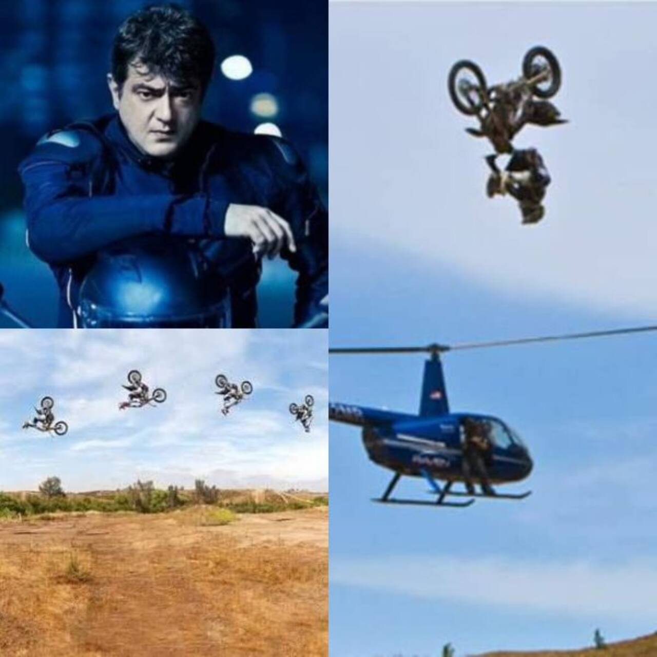 Valimai: THESE leaked stills of Thala Ajith's jaw-dropping bike stunt ...