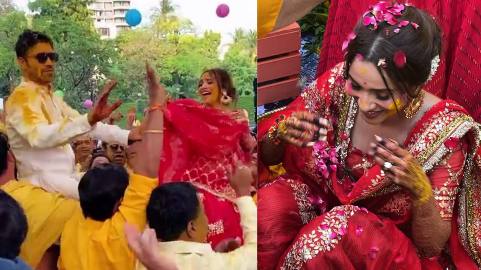 Ankita Lokhande-Vicky Jain Haldi ceremony: Bride and groom-to-be have a BLAST with friends and ...