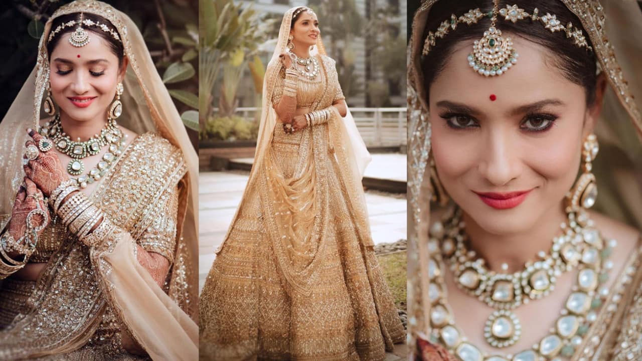 Pavitra Rishta 2.0 actress Ankita Lokhande's ROYAL bridal pictures will ...
