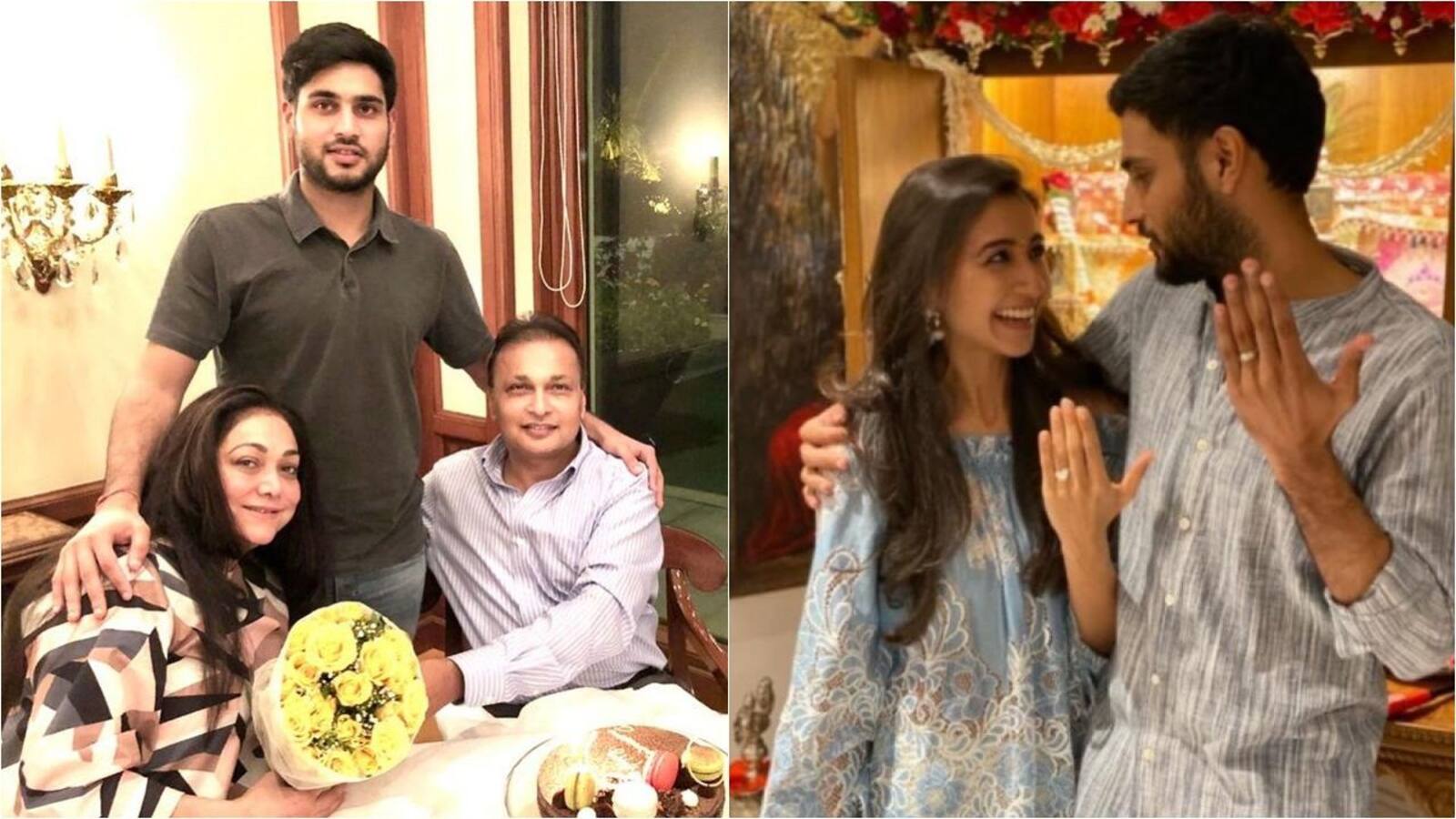 Anil Ambani and Tina Ambani's elder son Anmol gets engaged to ...