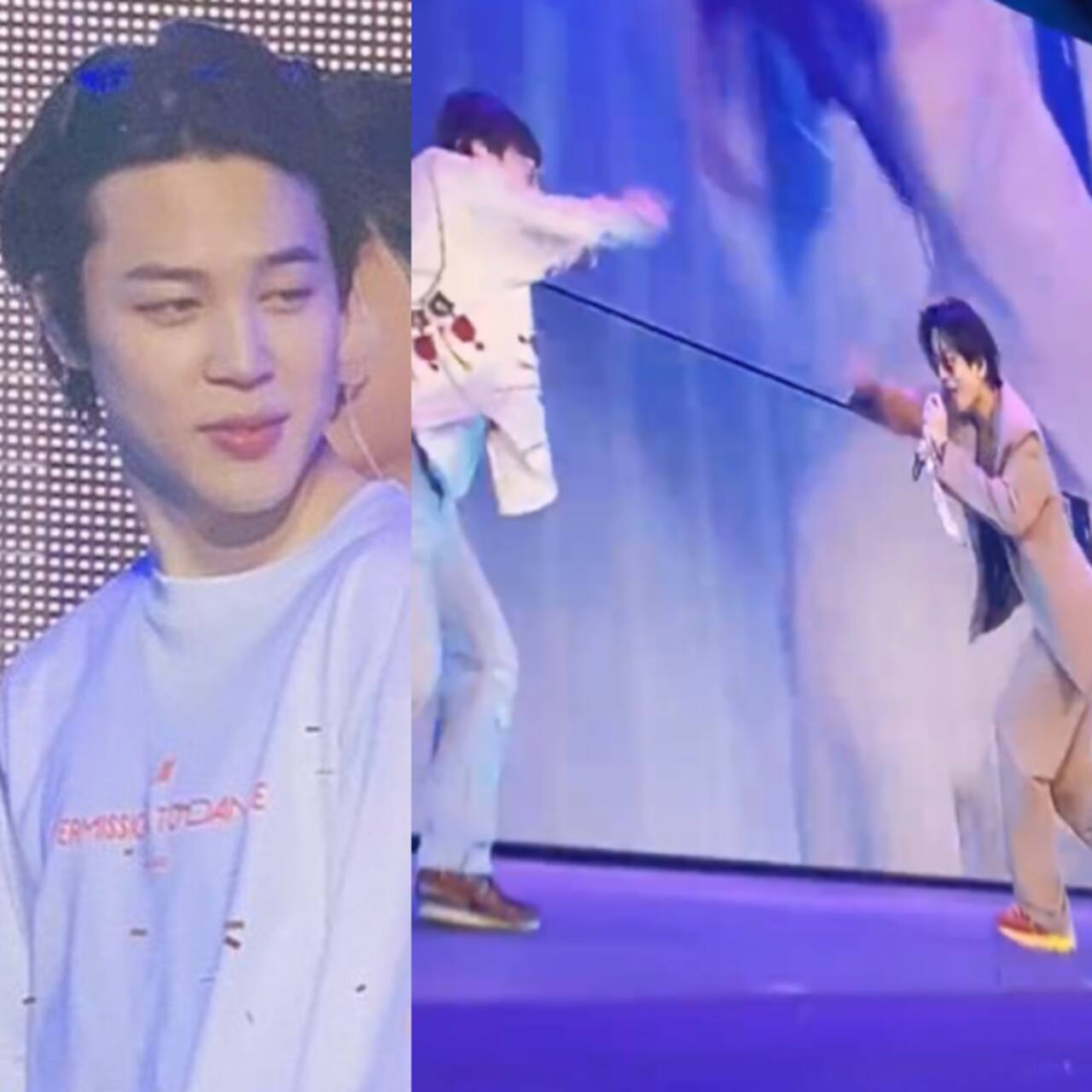BTS' V and Jin mimic and tease Jimin at Permission To Dance Live On ...