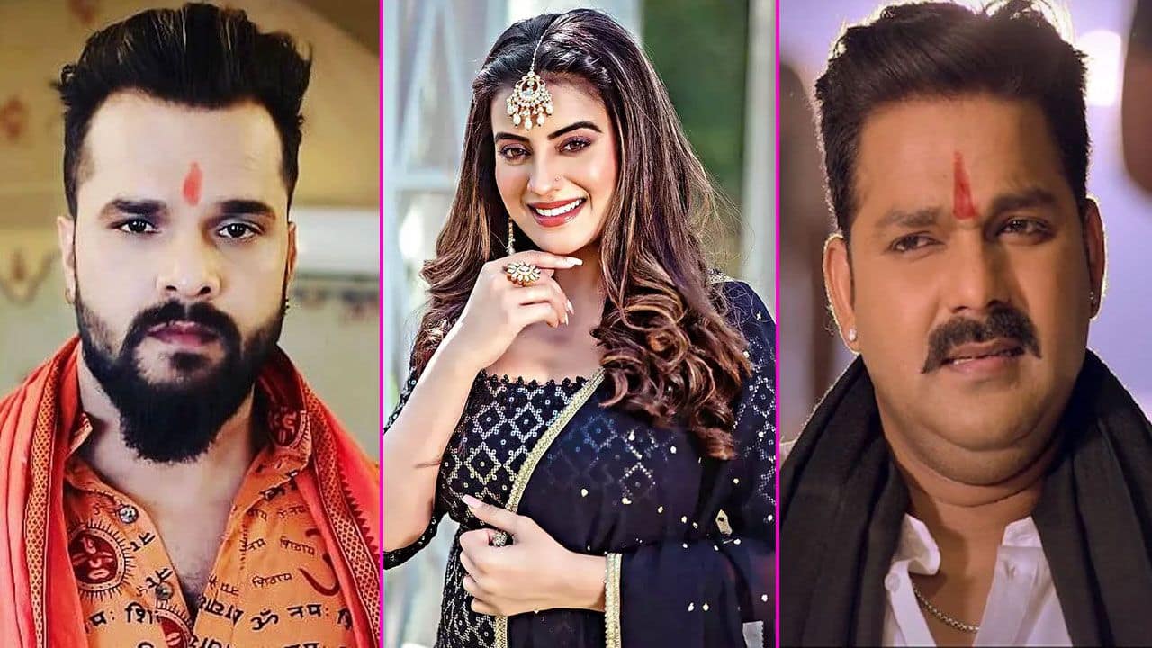 Akshara Singh got furious over the fight between Pawan Singh and Khesari lal yadav: Pawan Singh ...
