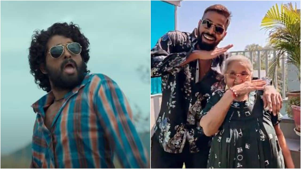 Pushpa: Hardik Pandya dances on Allu Arjun song Srivalli with his nani ...
