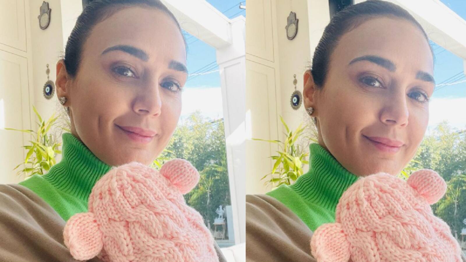 Preity Zinta shares picture of her baby tugged in her arms; fans shower ...