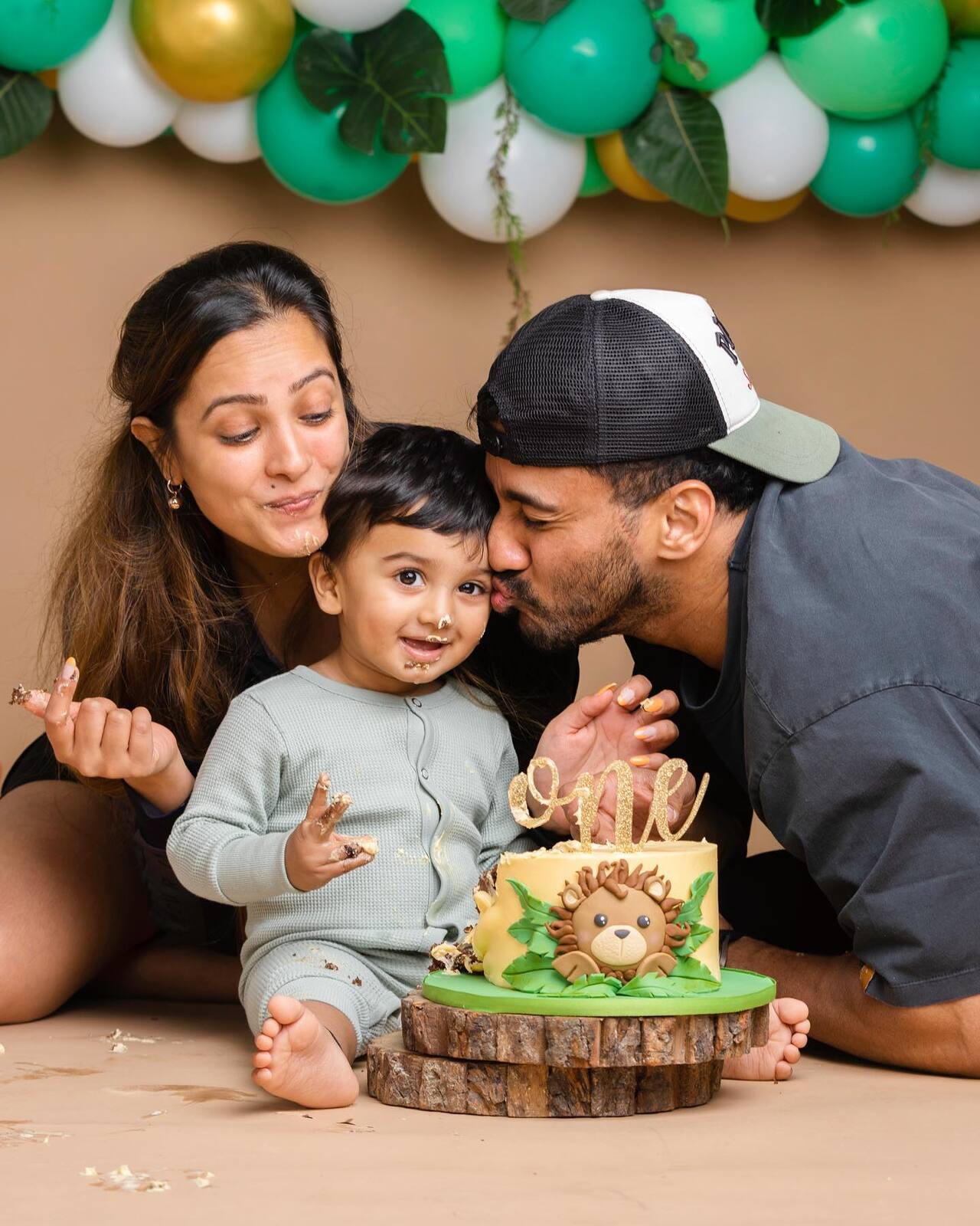 Anita Hassanandani, Rohit Reddy's son Aaravv turns one; happy parents ...