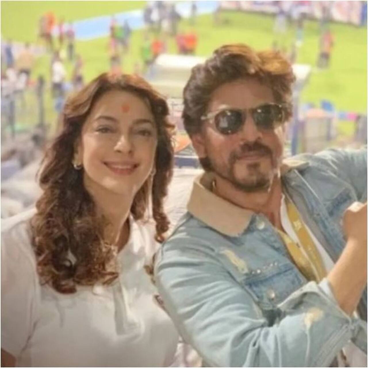 Are Juhi Chawla and Shah Rukh Khan teaming up again for a film soon ...