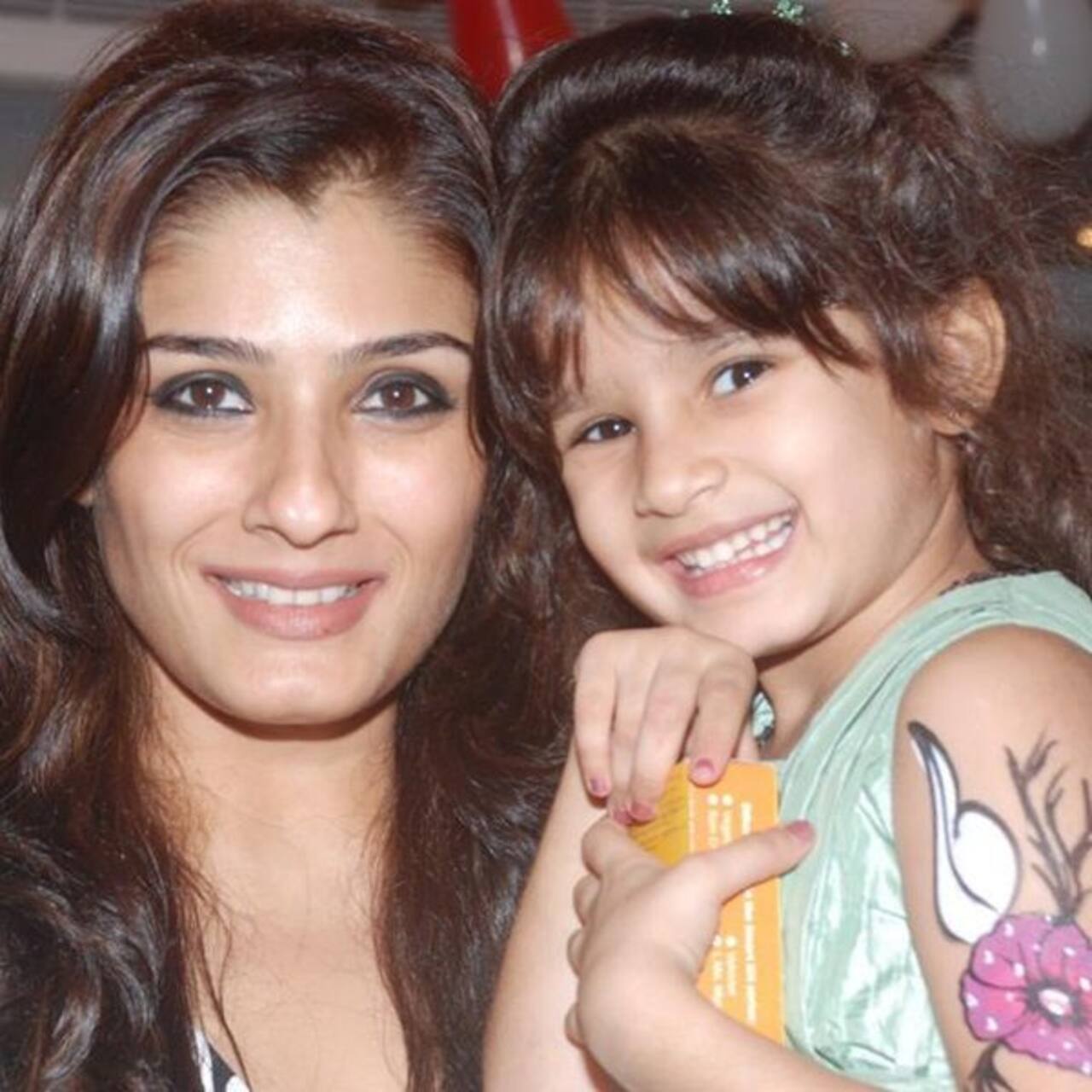 Raveena Tandon shares unseen then and now pictures of her daughter ...